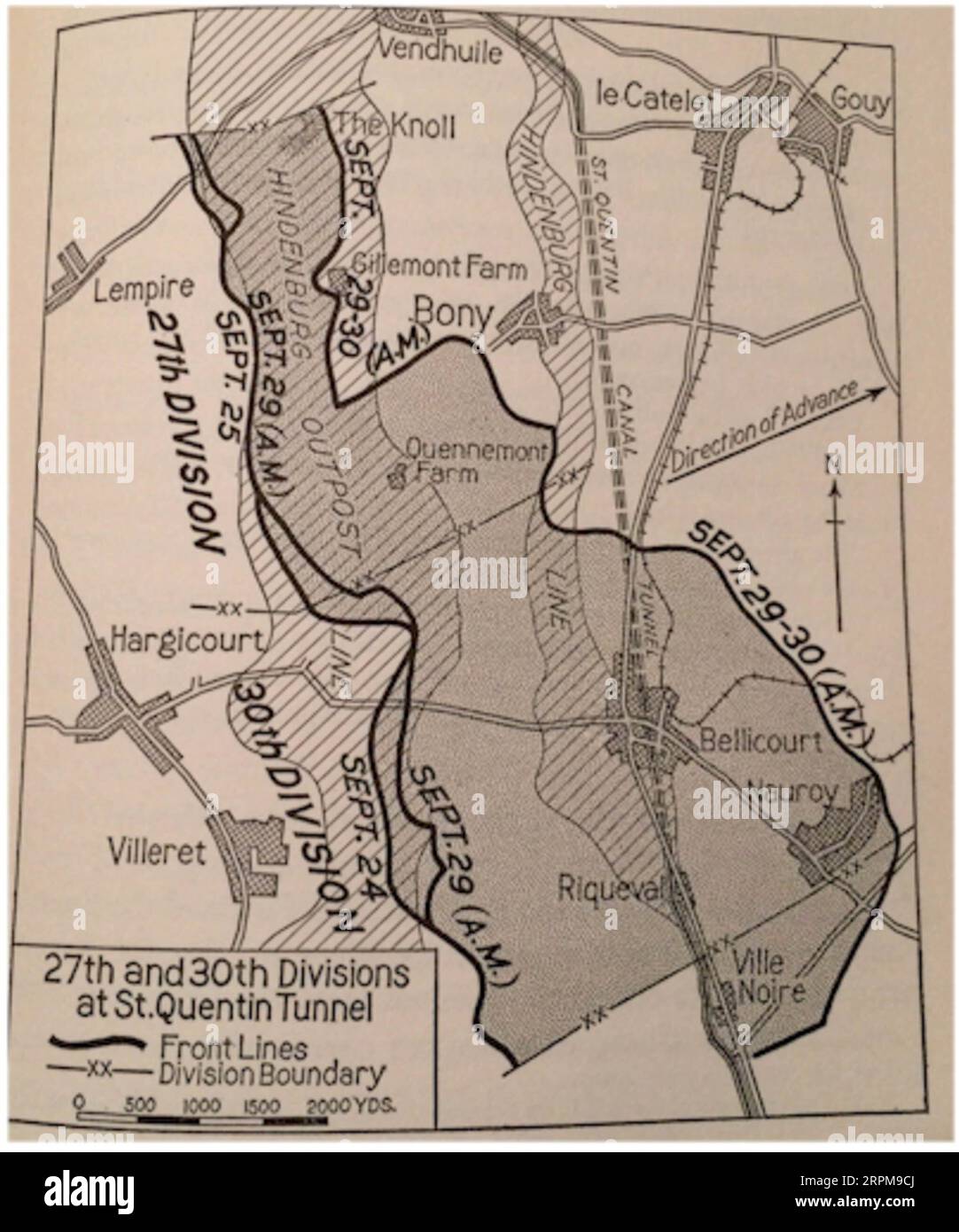 U.S. II Corps serving under British Fourth Army September 1918 Stock ...