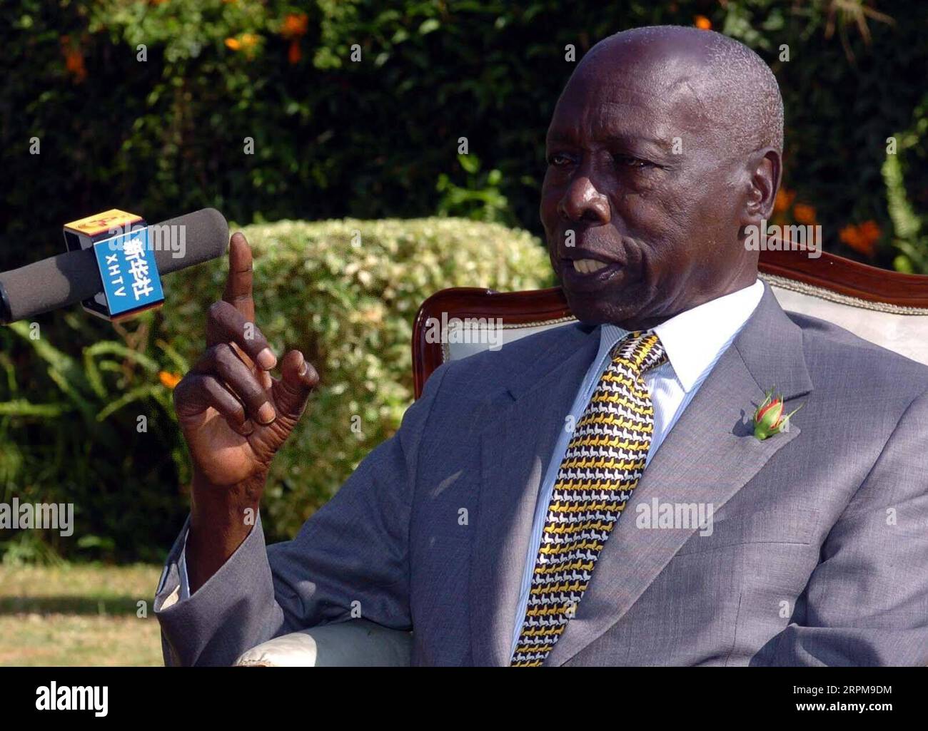 Former president of kenya hi-res stock photography and images - Alamy