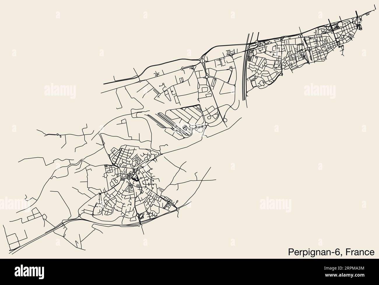 Perpignan city Stock Vector Images - Alamy