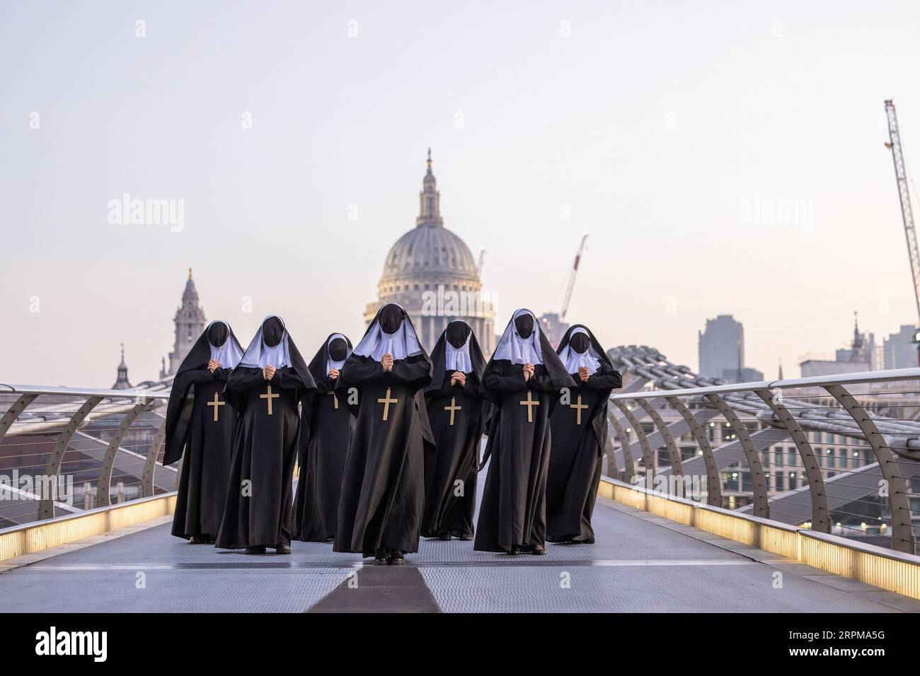 London, UK. 05th Sep, 2023. Seven demonic nuns descend on London's ...