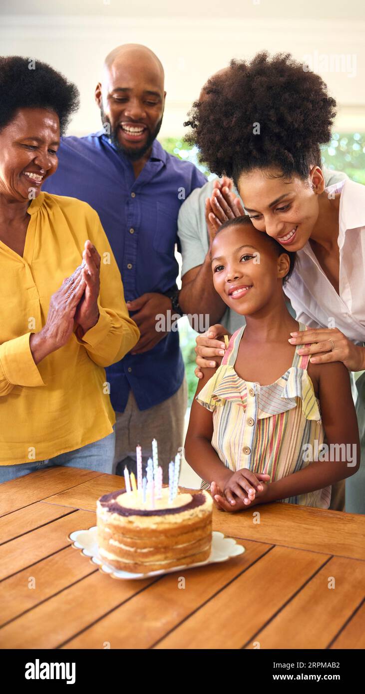 Black children birthday cake three hi-res stock photography and images ...