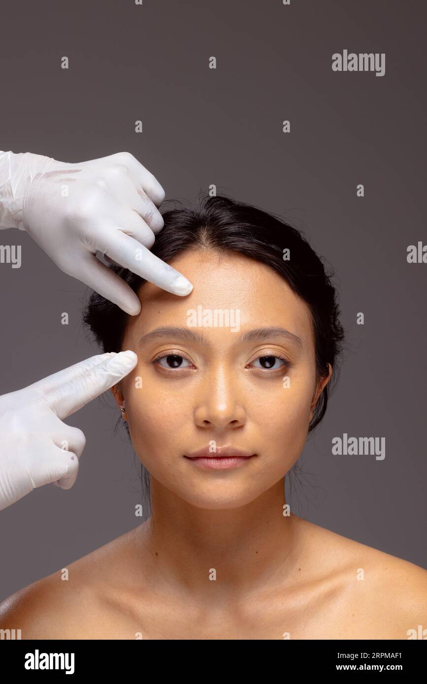 Hands touching face hi-res stock photography and images - Alamy