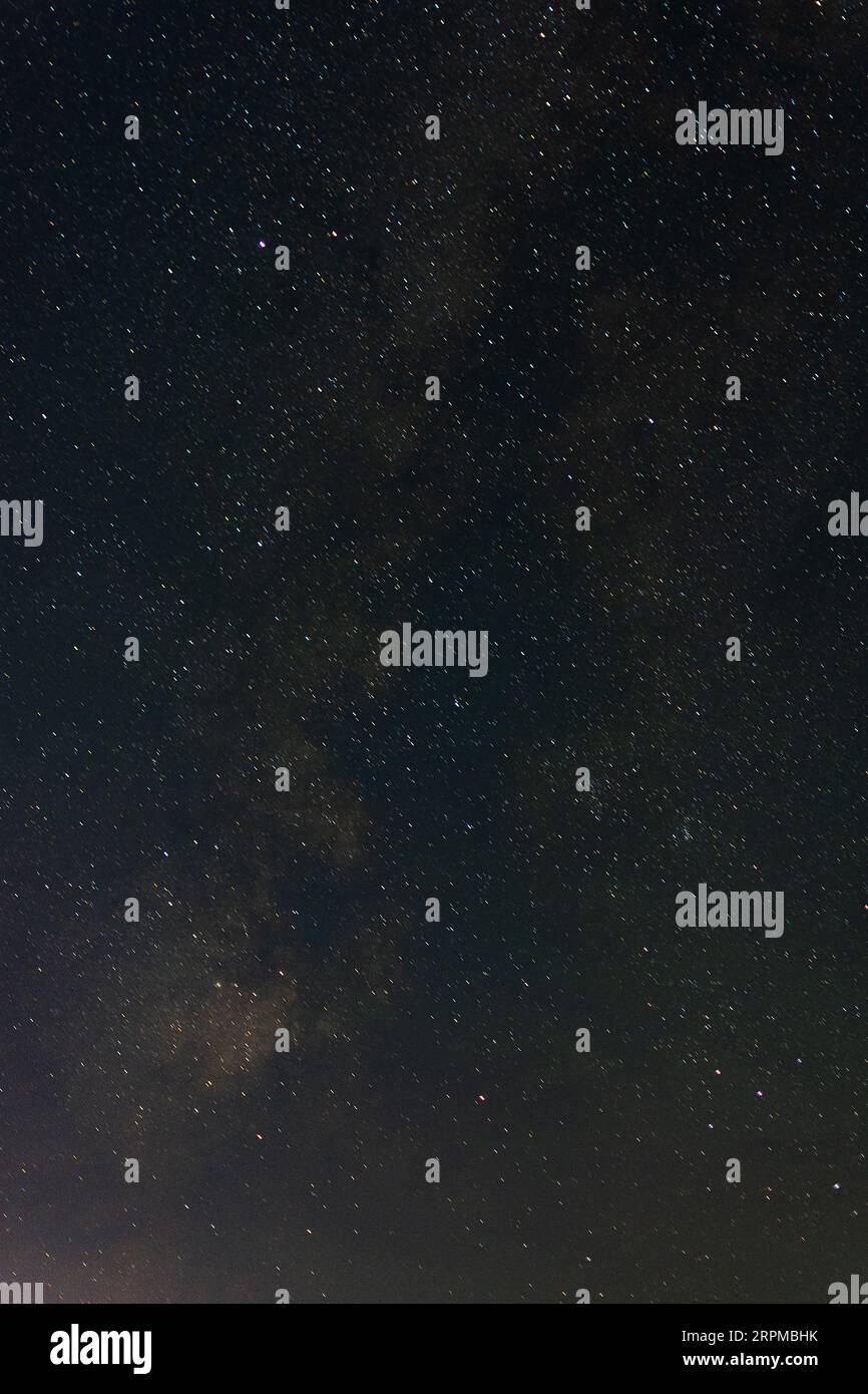 Stars are the night sky. Cosmic bodies in a black haze. The concept of ...