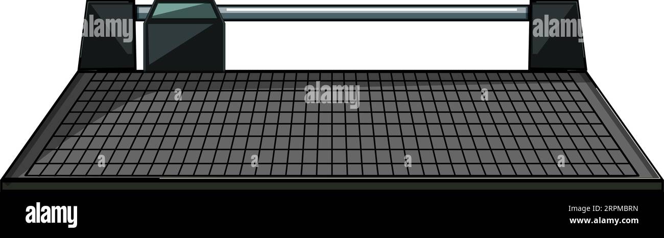 print paper trimmer cartoon vector illustration Stock Vector Image ...