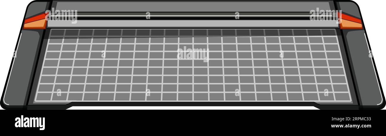 work paper trimmer cartoon vector illustration Stock Vector Image & Art ...