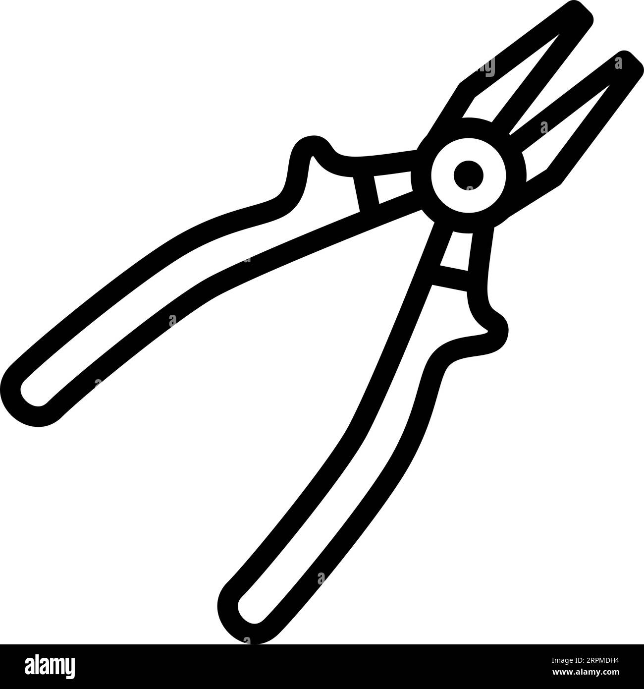 Hand tool icon outline Black and White Stock Photos & Images - Alamy