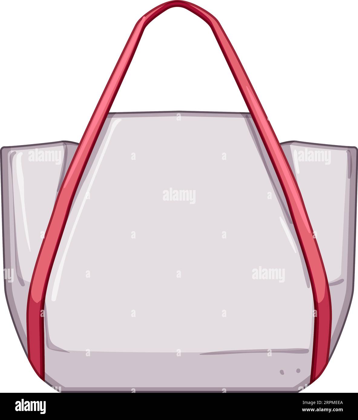 tote reusable bag cartoon vector illustration Stock Vector Image & Art ...