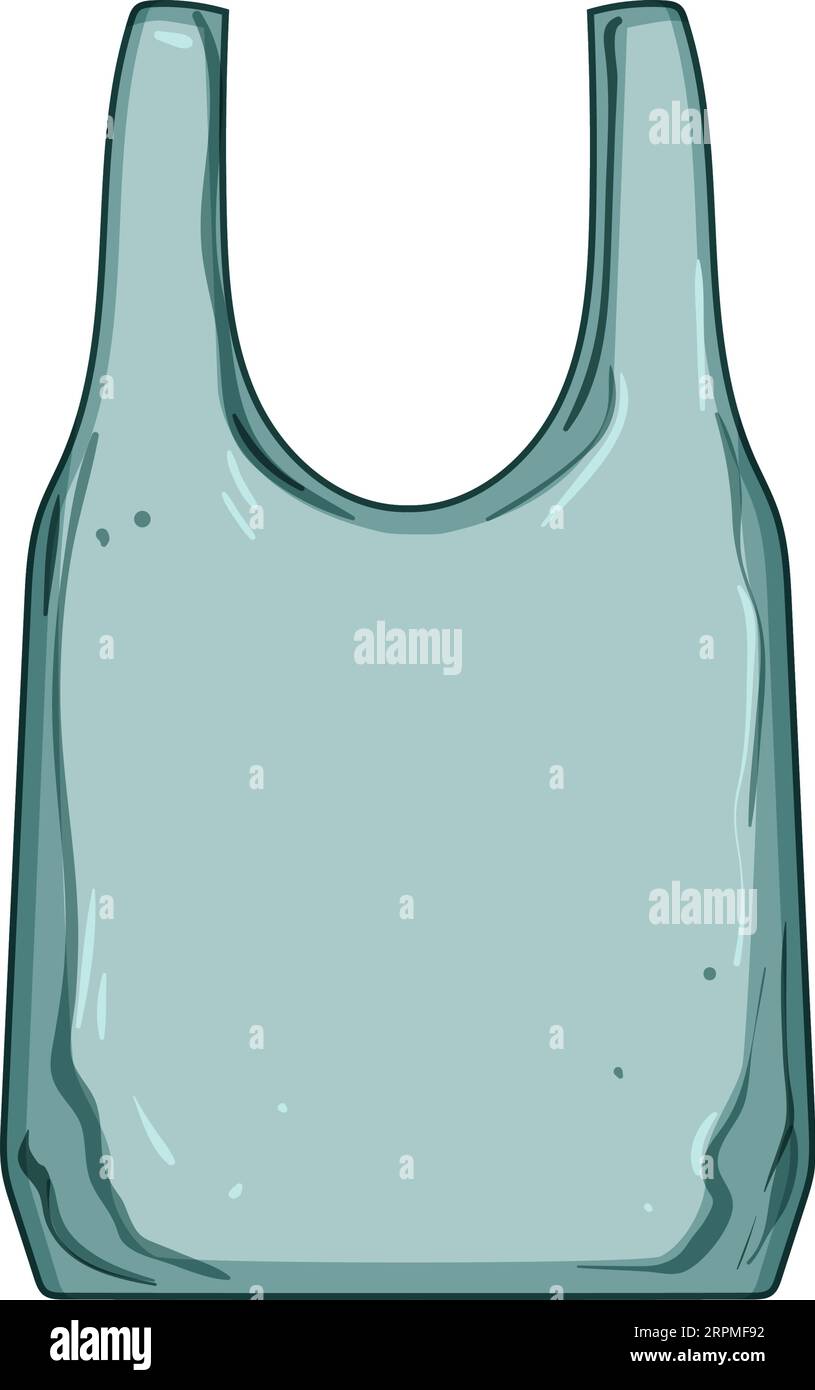 mockup reusable bag cartoon vector illustration Stock Vector Image ...