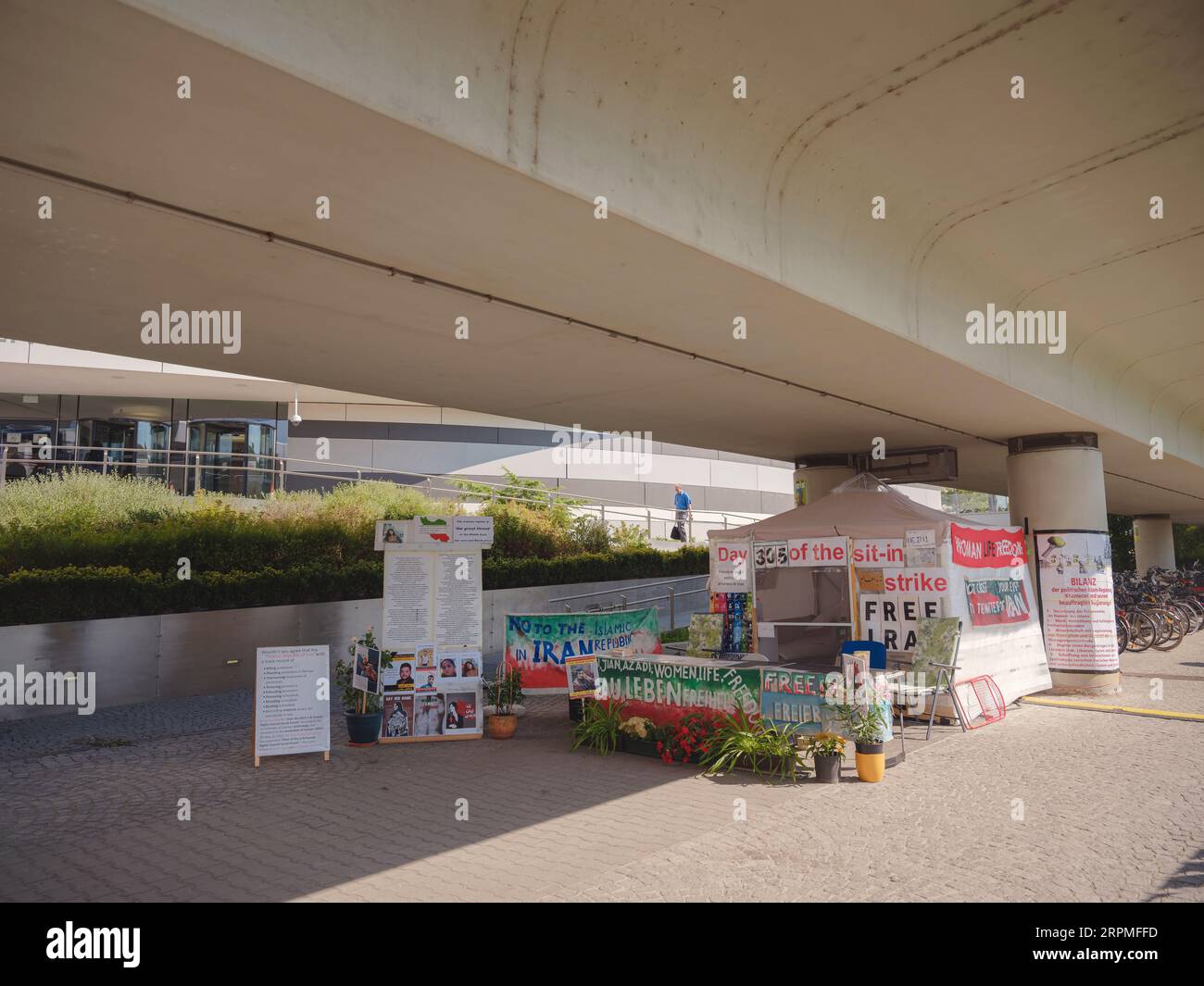 Vienna, Austria - July 27, 2023: UN headquarters building in the ...