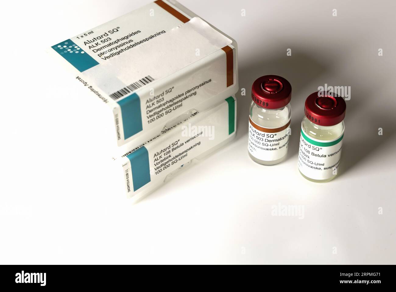 Alutard SQ allergy immune therapy injection. 2 ampoules allergy ...