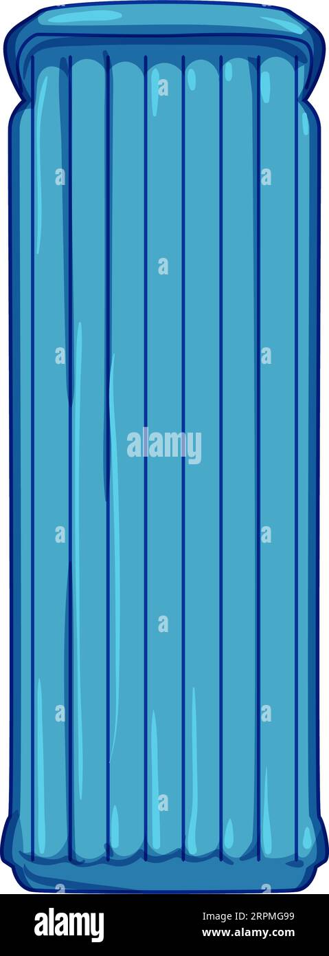 hiking sleeping pad cartoon vector illustration Stock Vector Image ...