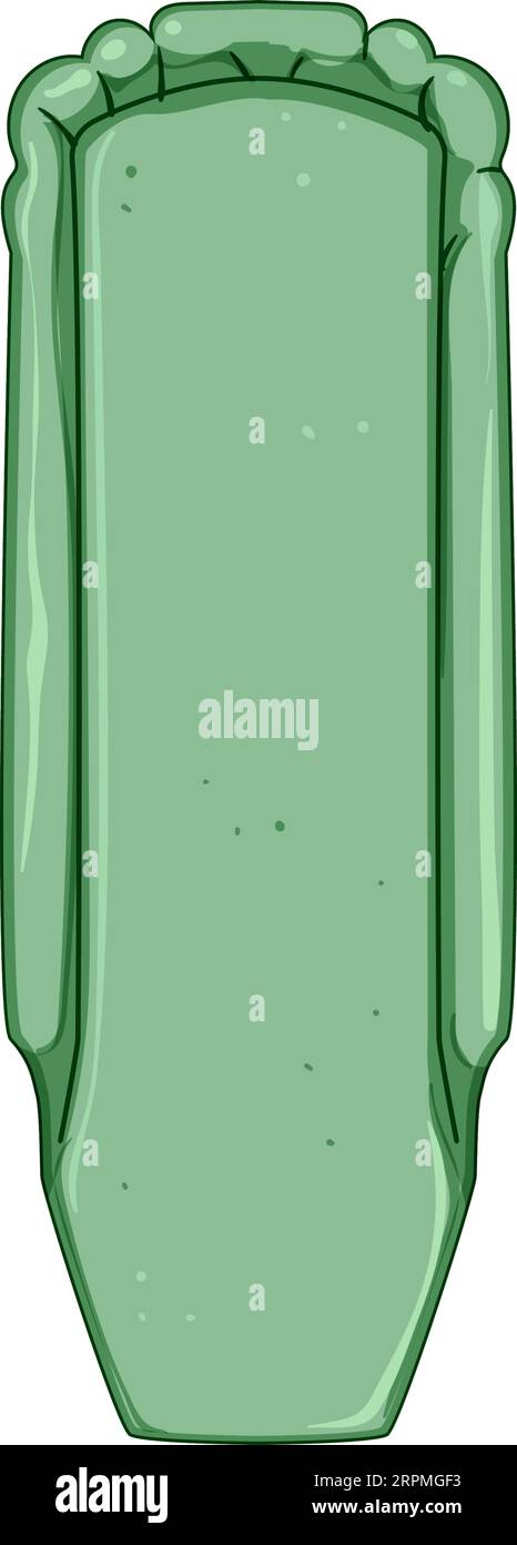 landscape sleeping pad cartoon vector illustration Stock Vector Image ...