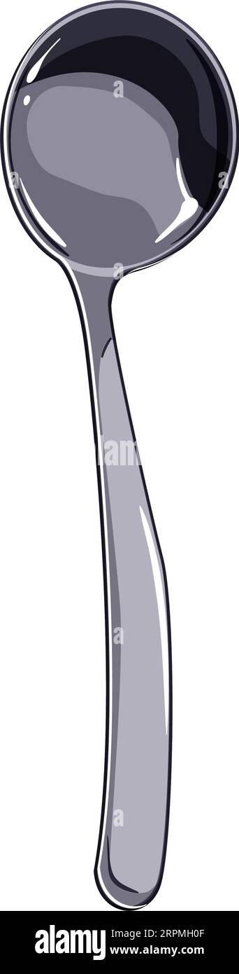 table spoon cartoon vector illustration Stock Vector Image & Art - Alamy