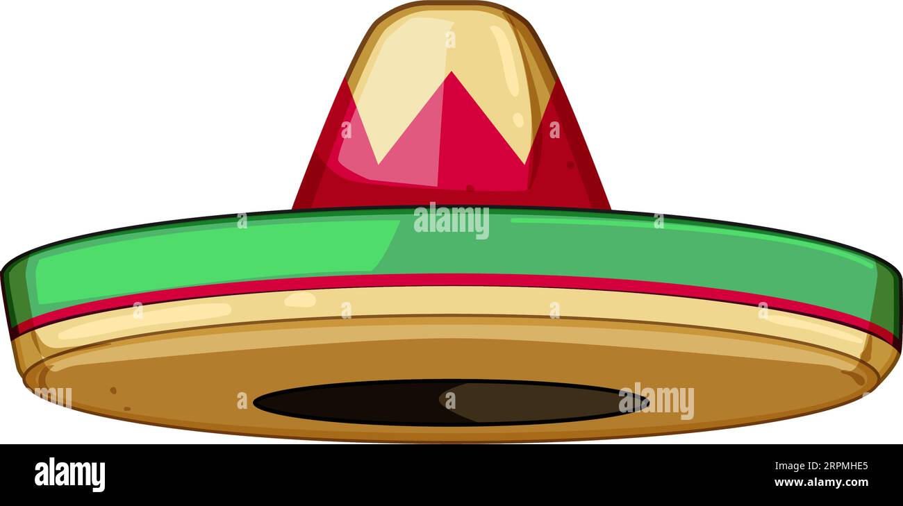 fiesta sombrero cartoon vector illustration Stock Vector Image & Art ...