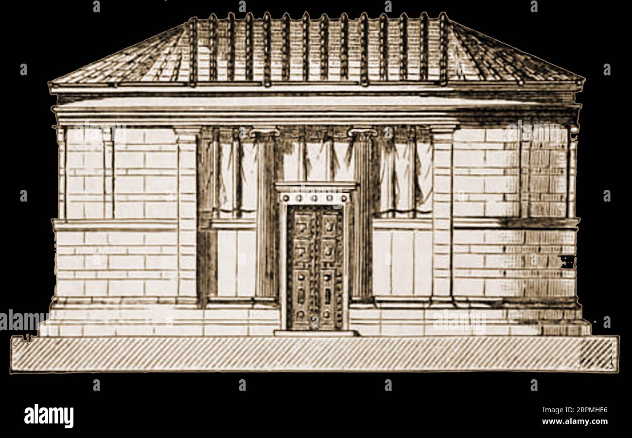 Sanctuary of apollo drawing hi-res stock photography and images - Alamy