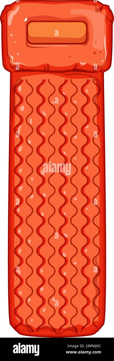 mattress sleeping pad cartoon vector illustration Stock Vector Image ...