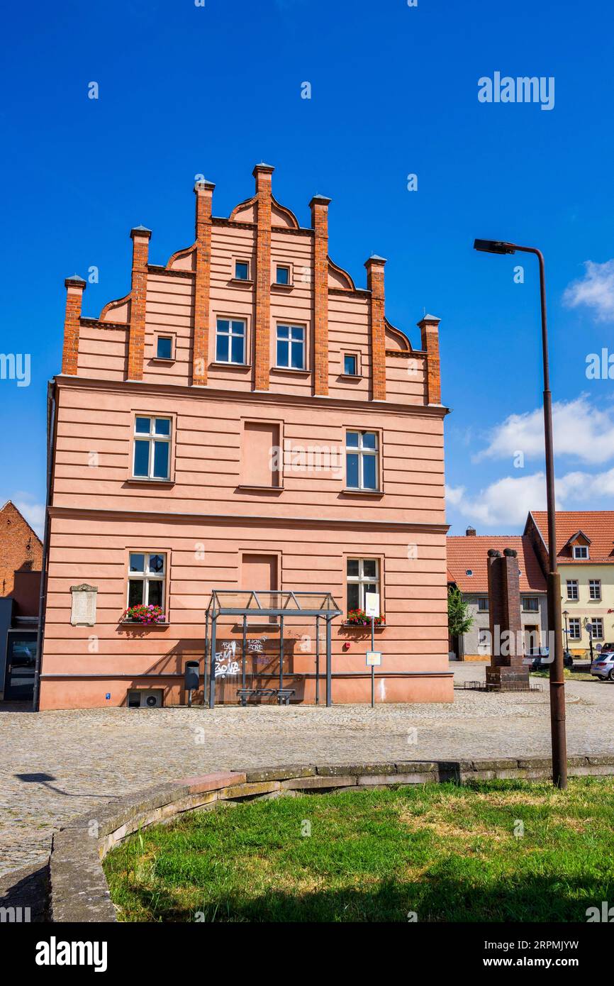Werben Elbe Town Hall, Saxony-Anhalt, Germany Stock Photo - Alamy