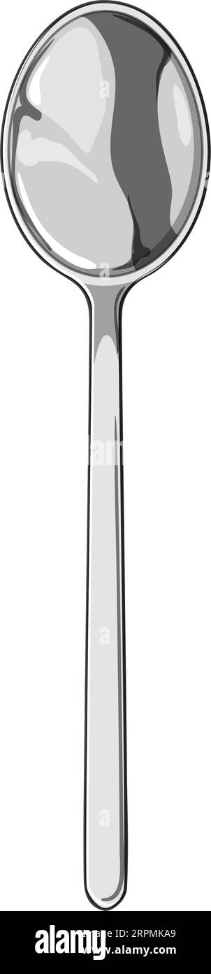 food spoon cartoon vector illustration Stock Vector Image & Art - Alamy
