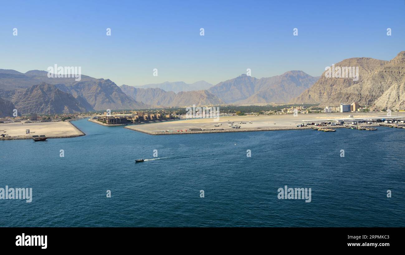 Khasab oman aerial hi-res stock photography and images - Alamy