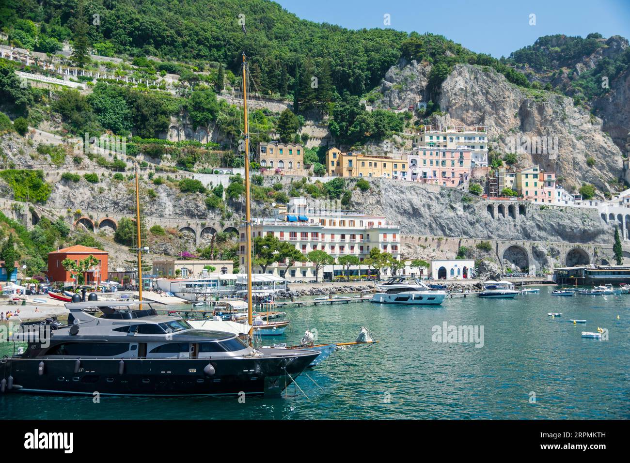 Amalfi Harbor Delights: Stunning Yachts, Ships, and Impressive ...