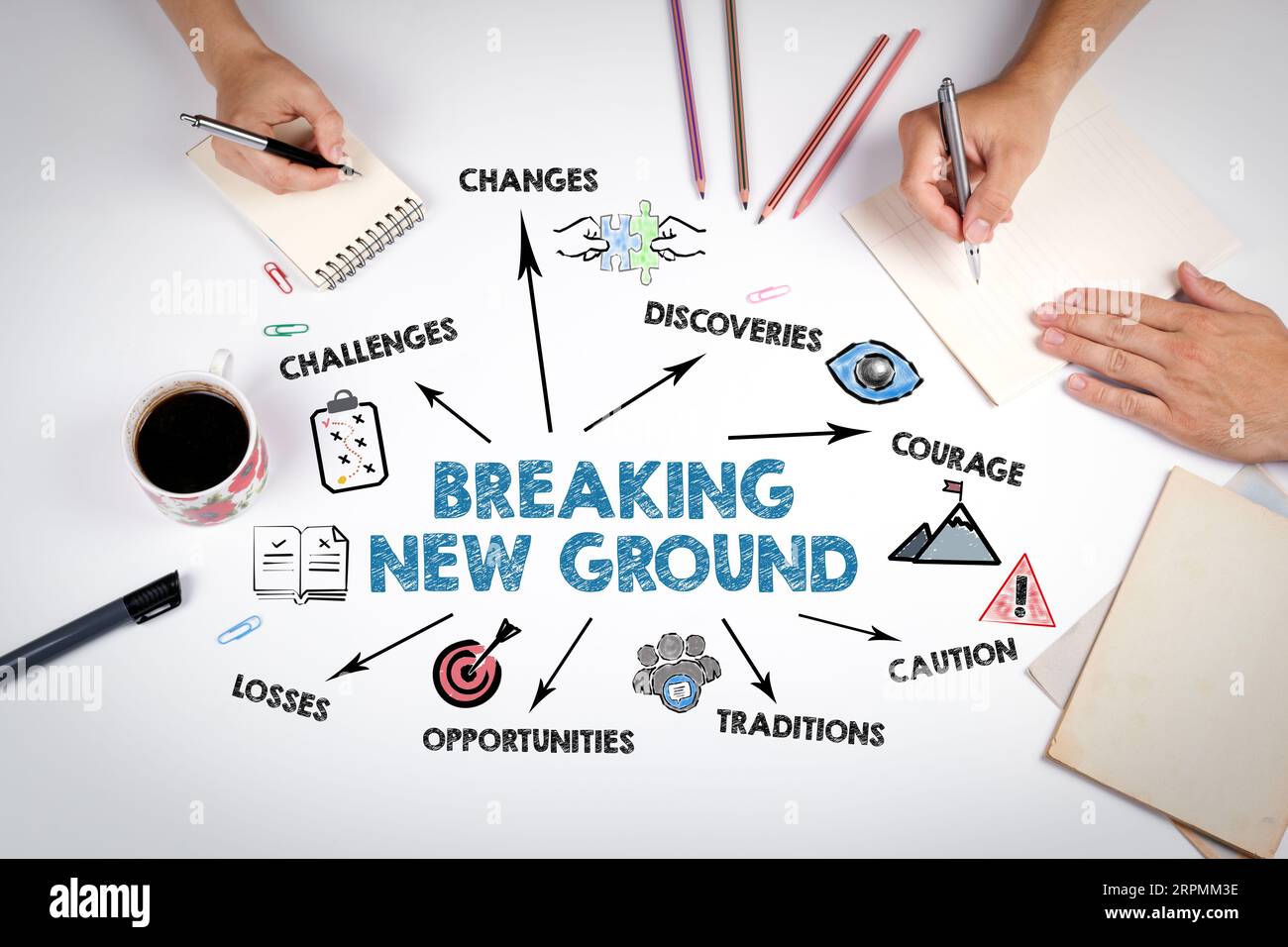 Meeting challenges illustration hi-res stock photography and images - Alamy