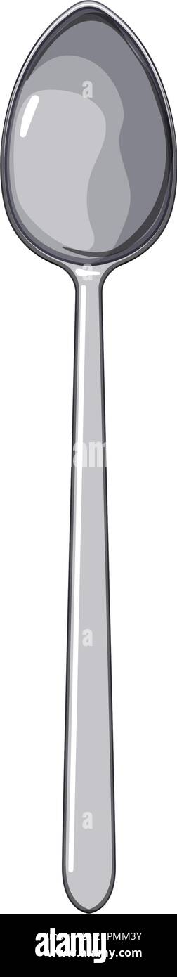silverware spoon cartoon vector illustration Stock Vector Image & Art ...