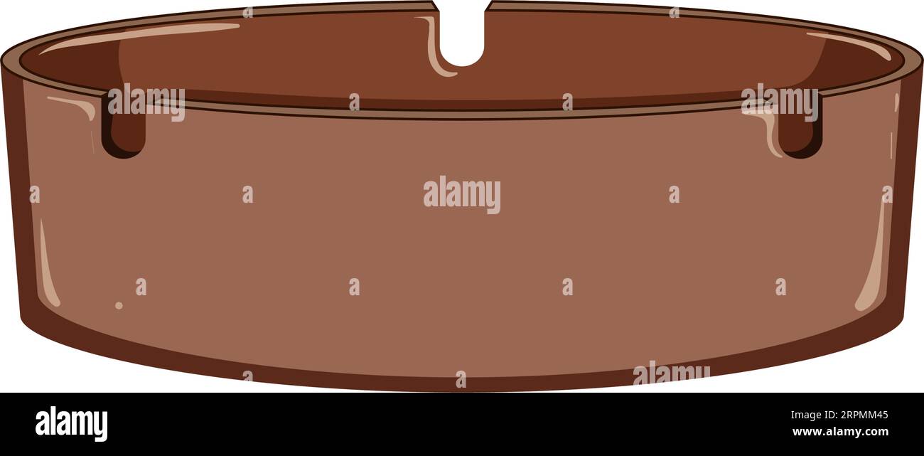 smoke ashtray cartoon vector illustration Stock Vector Image & Art - Alamy