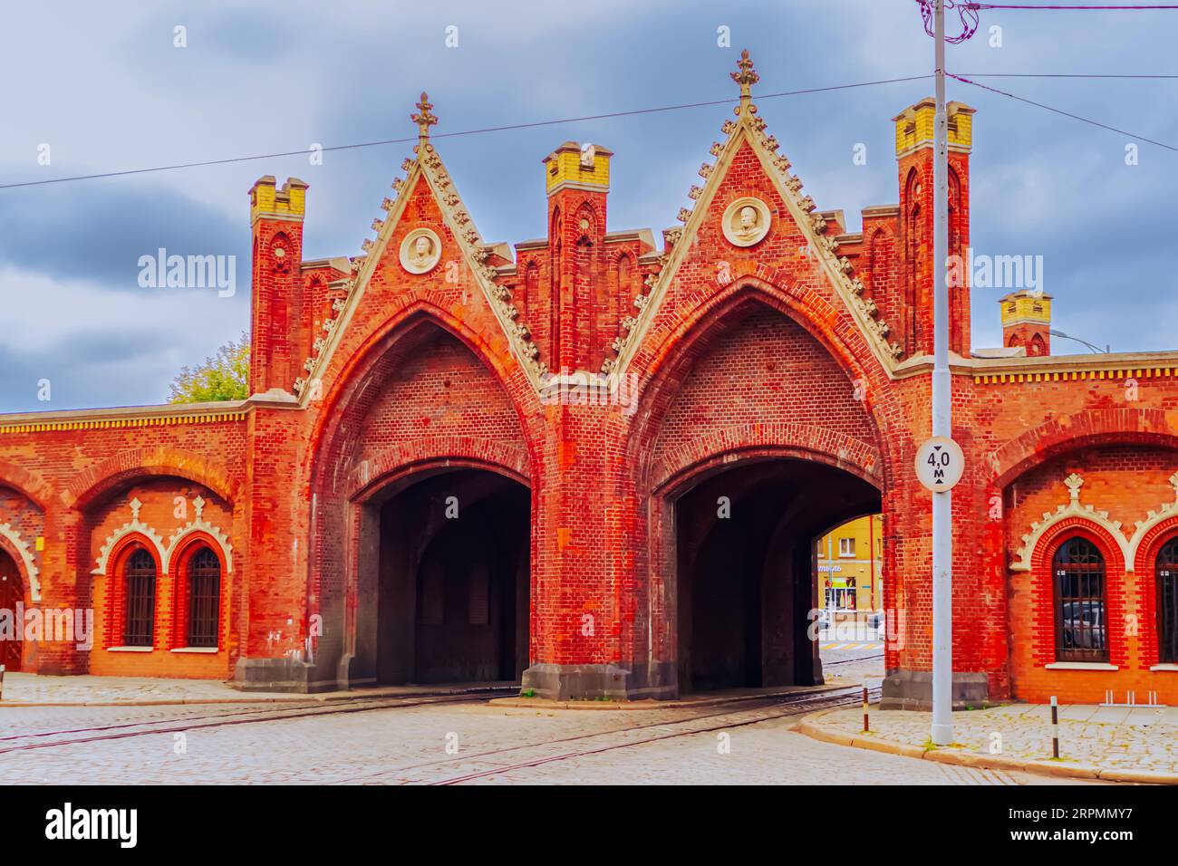 The ancient Brandenburg Gate, which has survived to this day ...