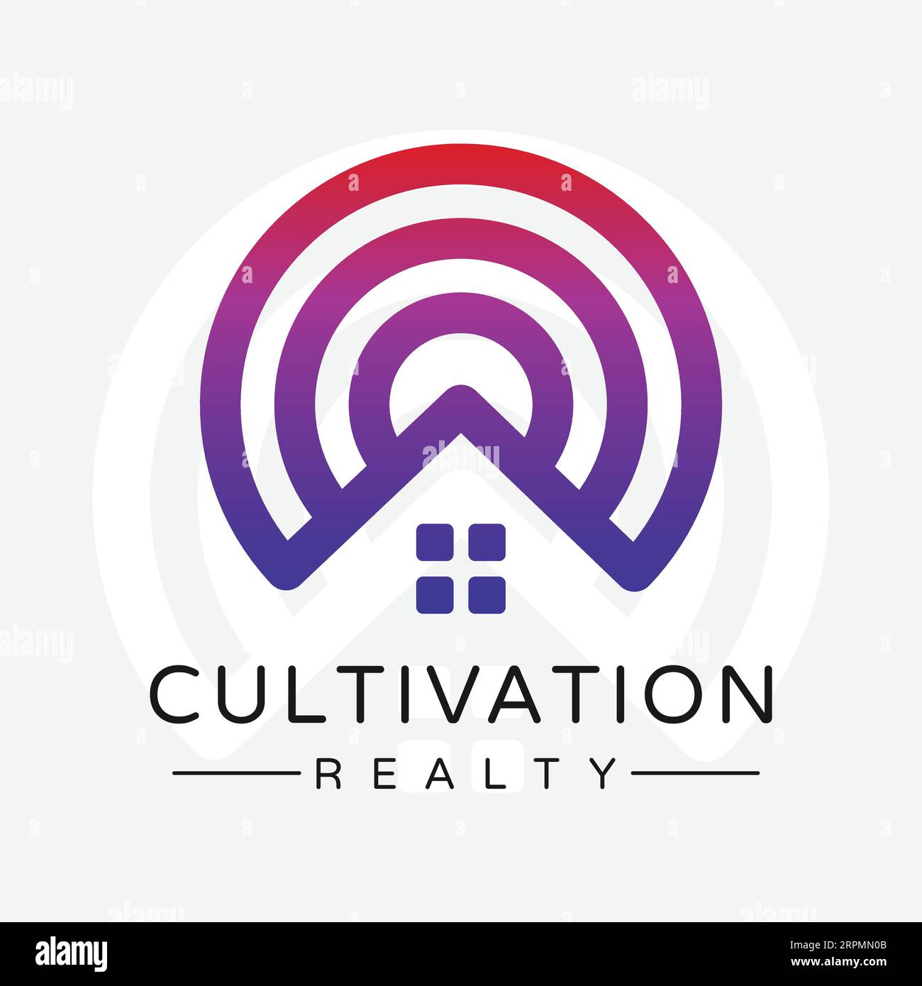 Circle view real estate logo concept Stock Vector Image & Art - Alamy