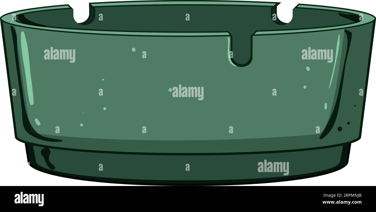 table ashtray cartoon vector illustration Stock Vector Image & Art - Alamy