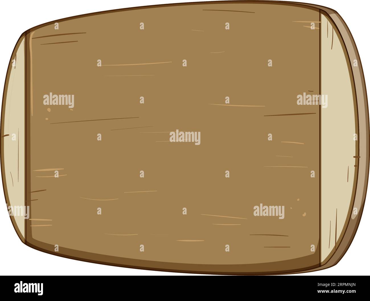 wood chopping board cartoon vector illustration Stock Vector Image ...