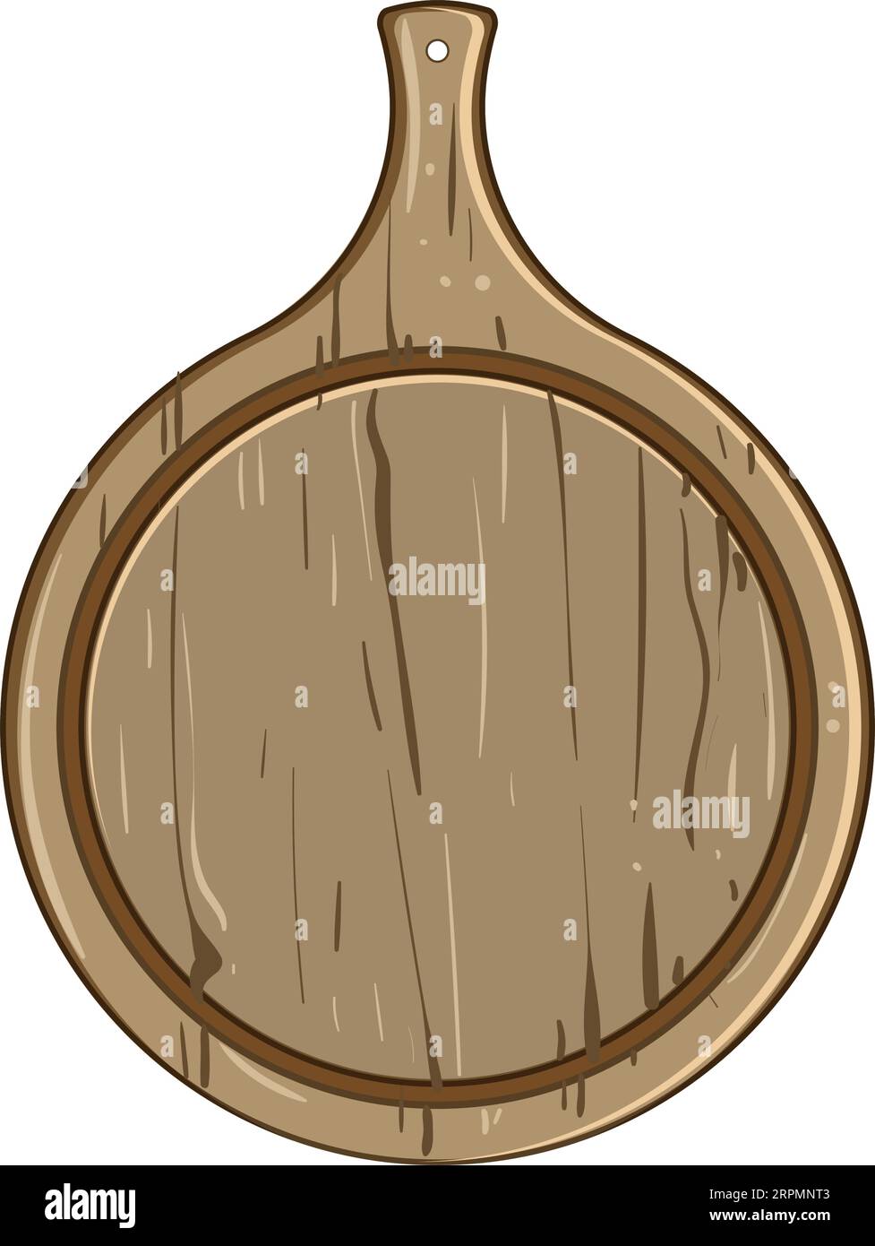 chop chopping board cartoon vector illustration Stock Vector Image ...