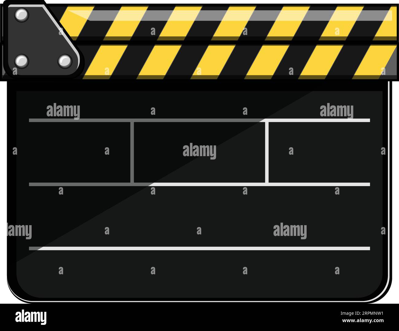 film clapperboard cartoon vector illustration Stock Vector Image & Art ...