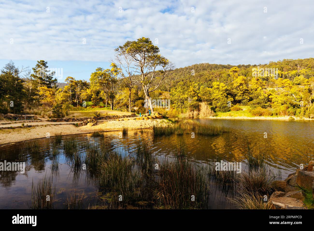 DERBY, AUSTRALIA, SEPTEMBER 22, 2022: Briseis Hole (Lake Derby) and the ...
