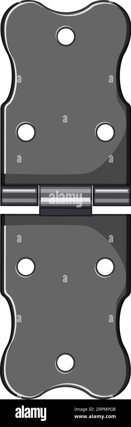 open door hinge cartoon vector illustration Stock Vector Image & Art ...