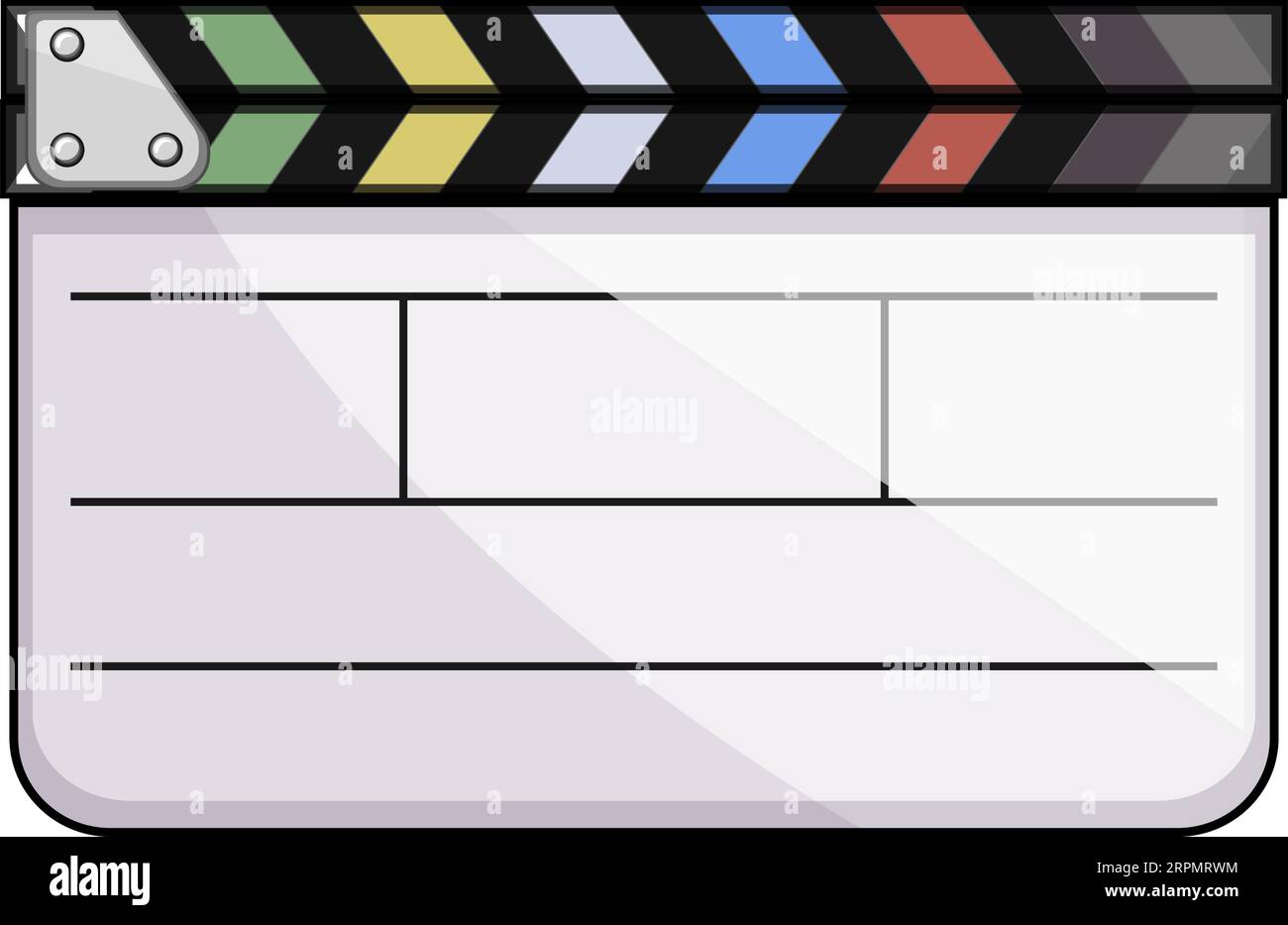 board clapperboard cartoon vector illustration Stock Vector Image & Art ...