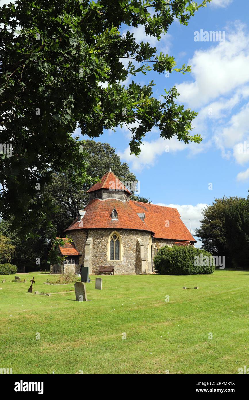 Church of St John the Baptist, Little Maplestead, Essex.. Founded in ...