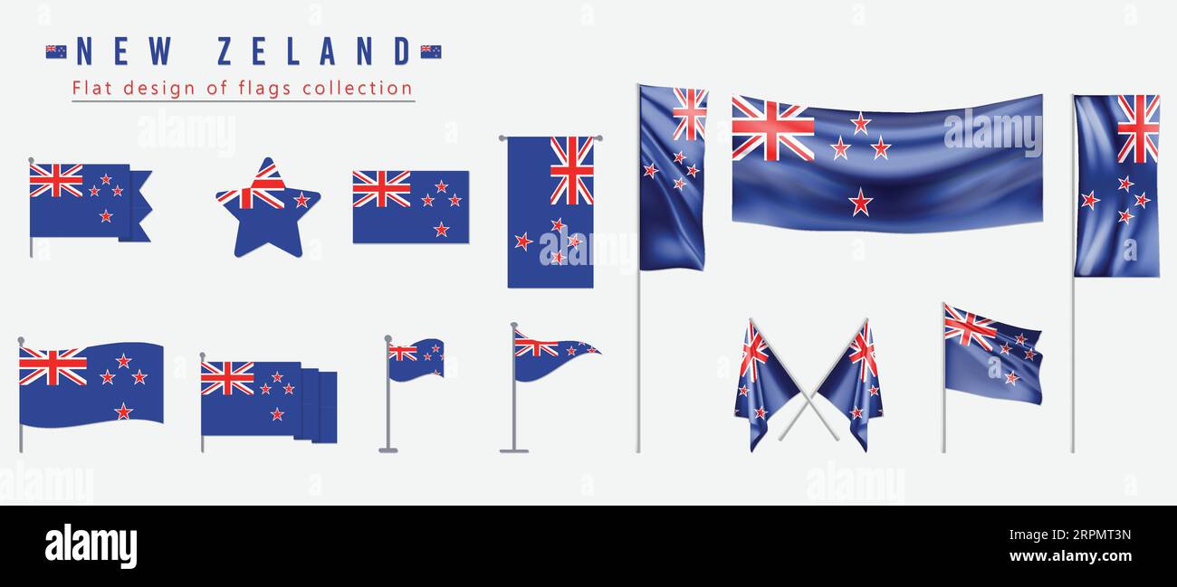 New zeland flag hi-res stock photography and images - Alamy