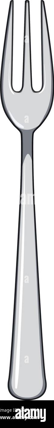 dinner fork cartoon vector illustration Stock Vector Image & Art - Alamy