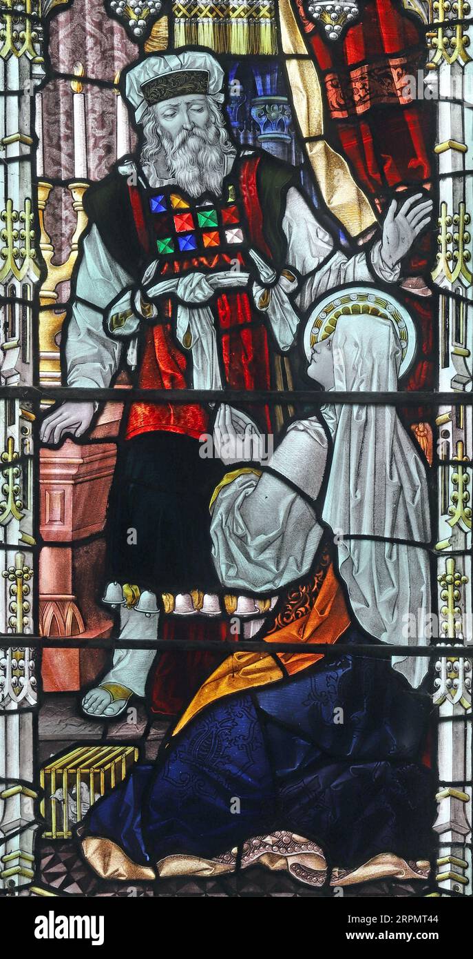 Stained glass window by Percy Bacon & Brothers depicting The ...