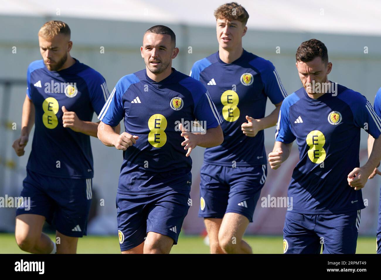 Scotland's John McGinn during a training session at Lesser Hampden ...