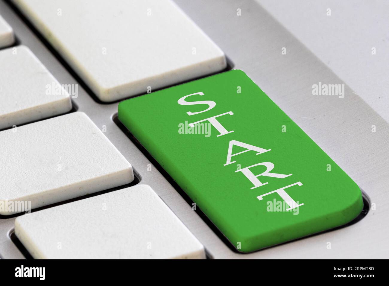 Start button key on keyboard hi-res stock photography and images - Alamy
