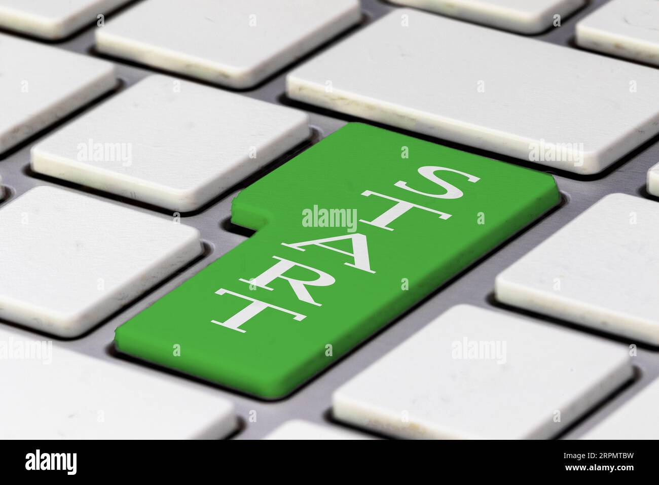 Start button key on keyboard hi-res stock photography and images - Alamy