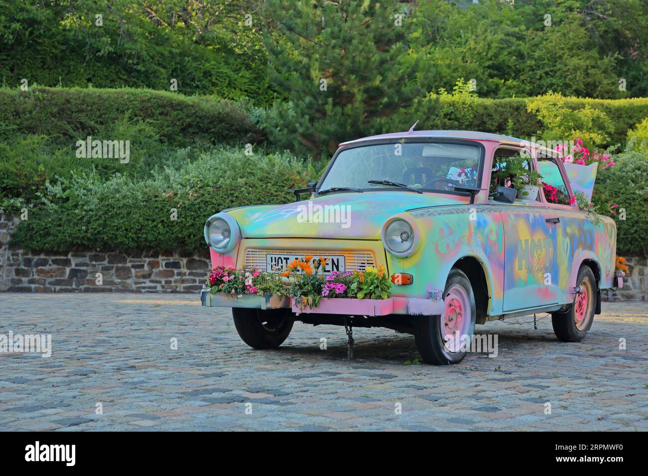 Colourful trabant car hi-res stock photography and images - Alamy