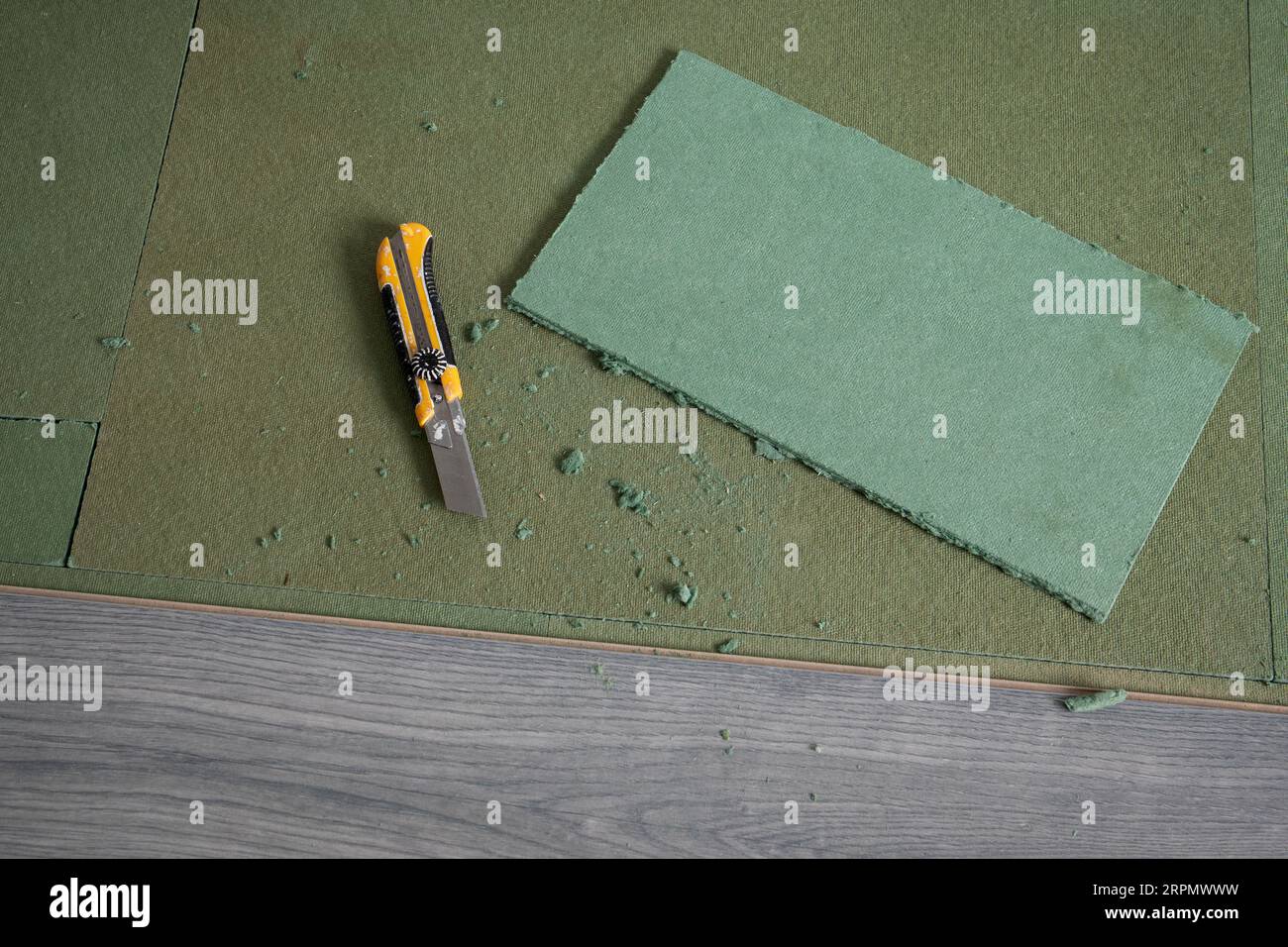 Laminate flooring underlayment hi-res stock photography and images - Alamy