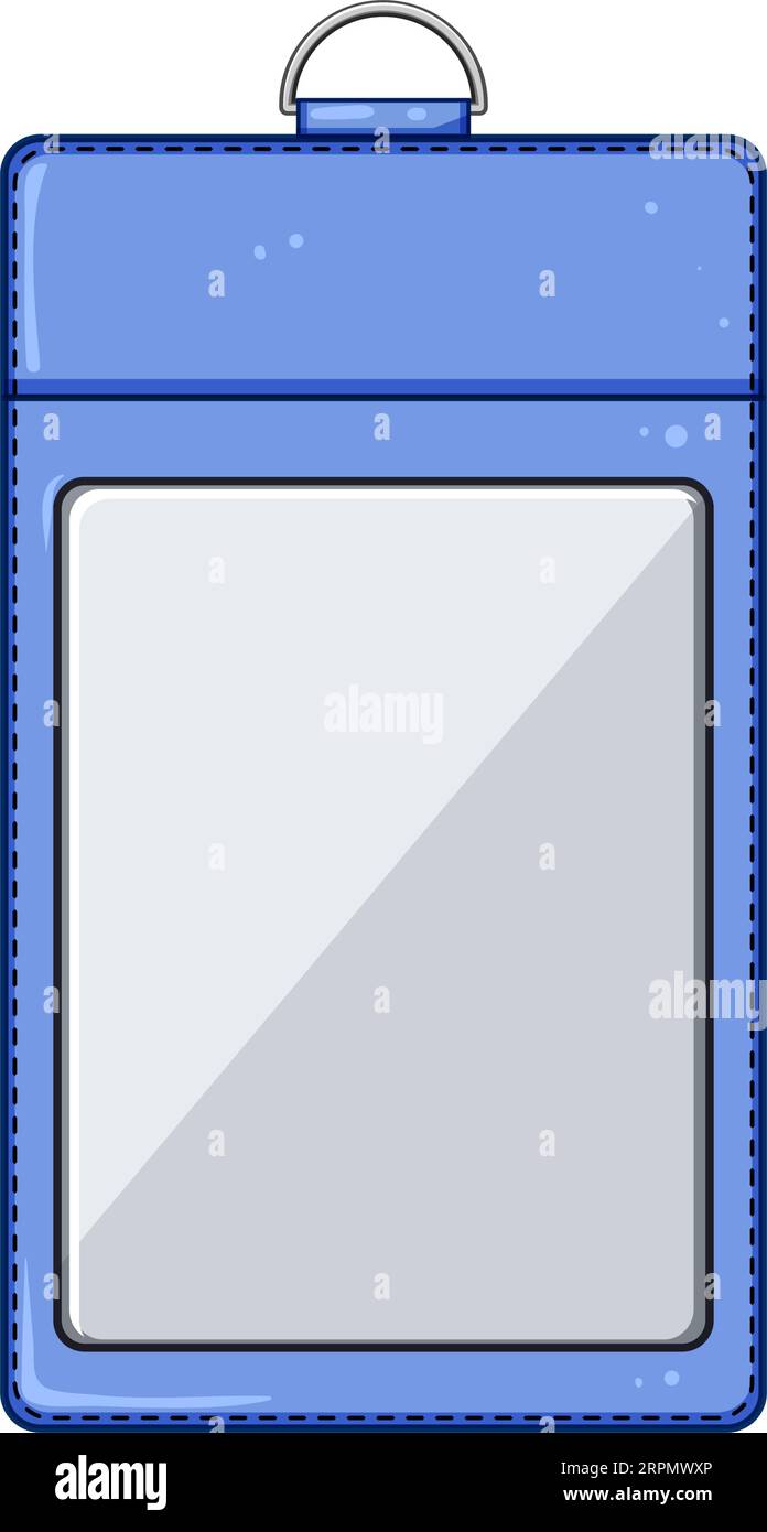 badge id card cartoon vector illustration Stock Vector Image & Art - Alamy