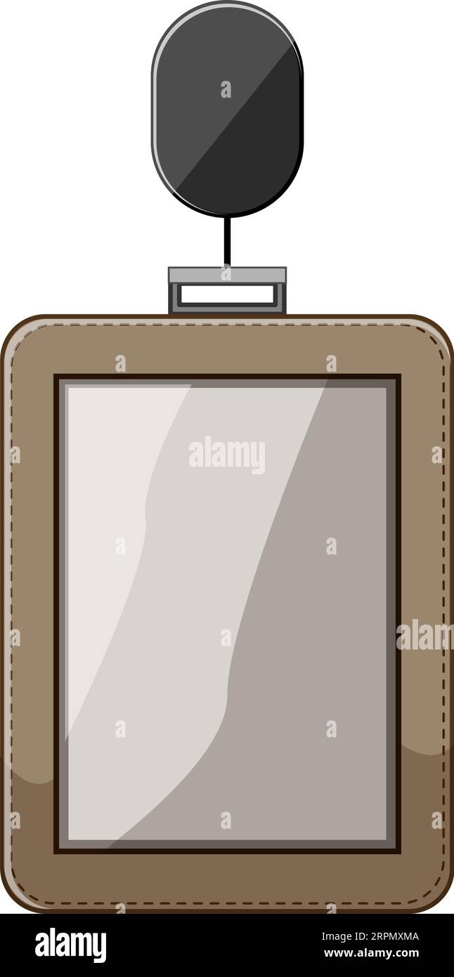 office id card cartoon vector illustration Stock Vector Image & Art - Alamy