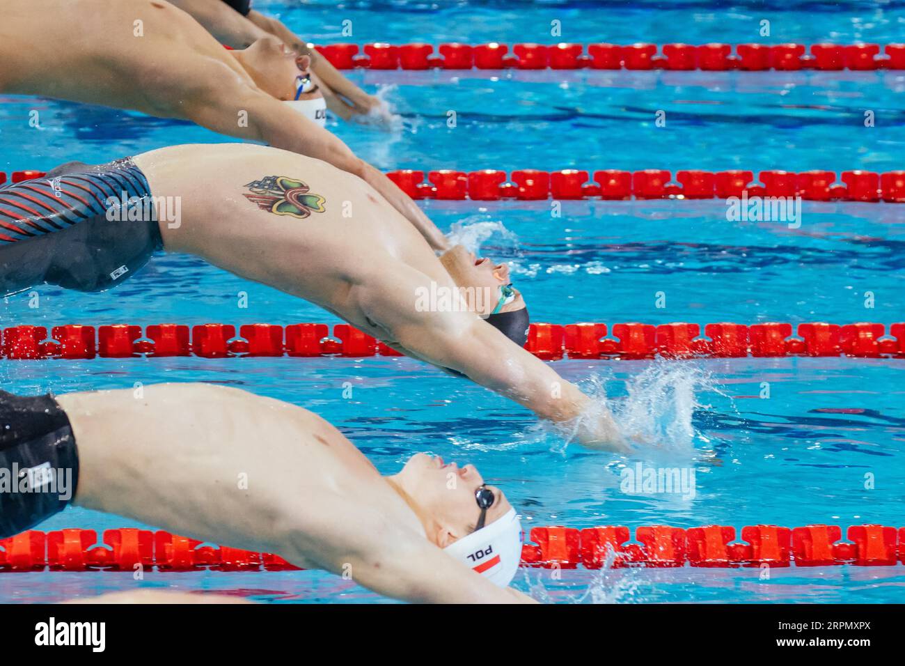 MELBOURNE, AUSTRALIA, DECEMBER 13: Ryan MURPHY (USA) competing in Men's ...