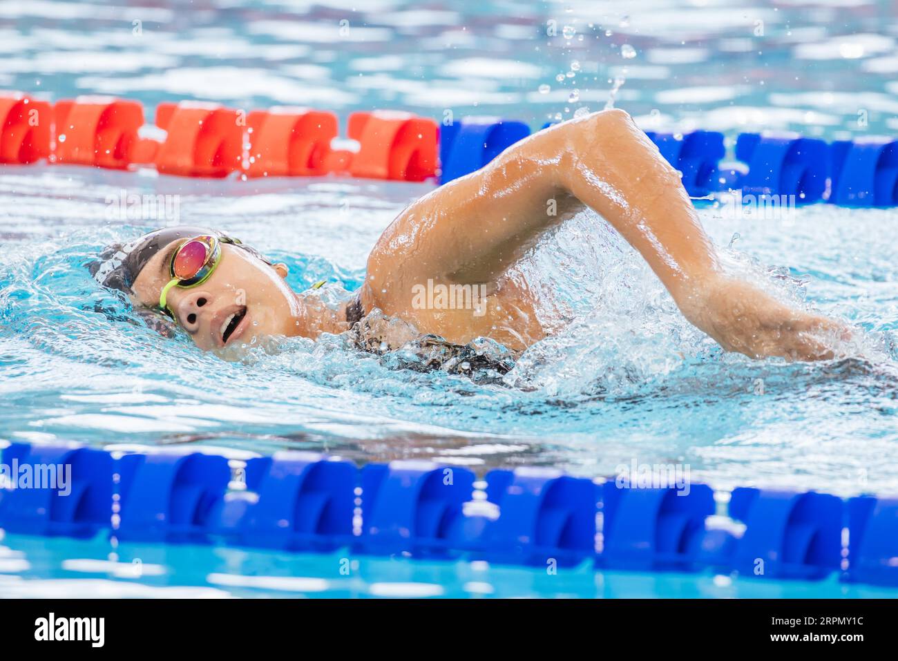 MELBOURNE, AUSTRALIA, DECEMBER 13: Amaya BOLLINGER (GUM) competing in Women's 400m Freestyle ...