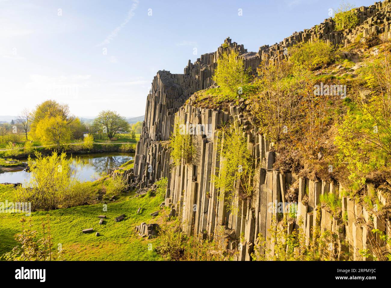 Basalt natural monument Stock Photo - Alamy